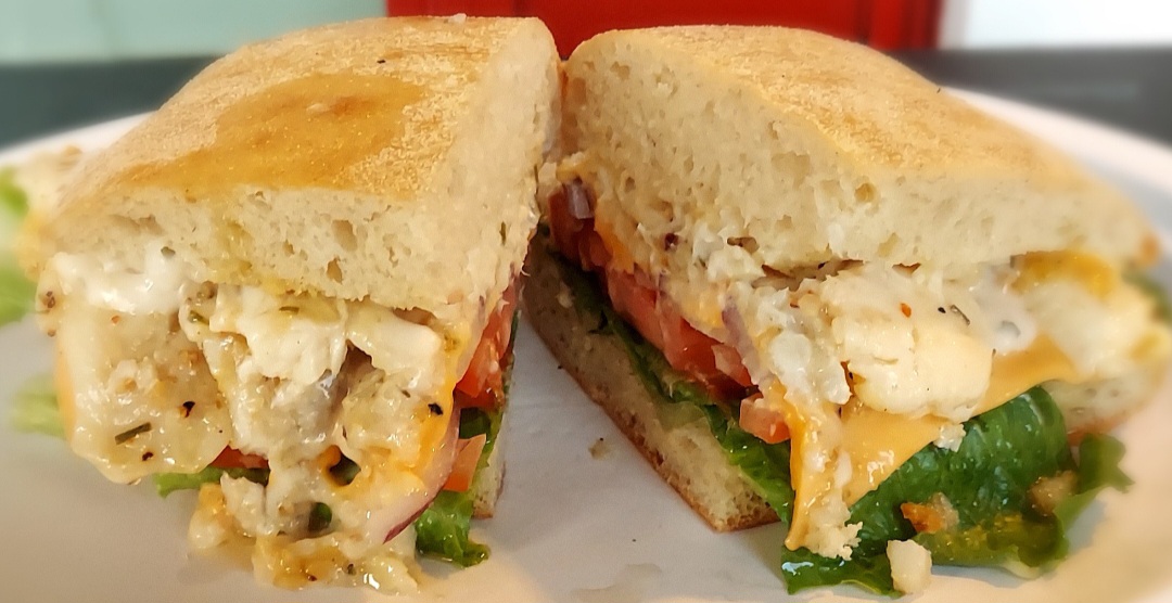Grilled Flounder Sandwich - Fast Simple and Good