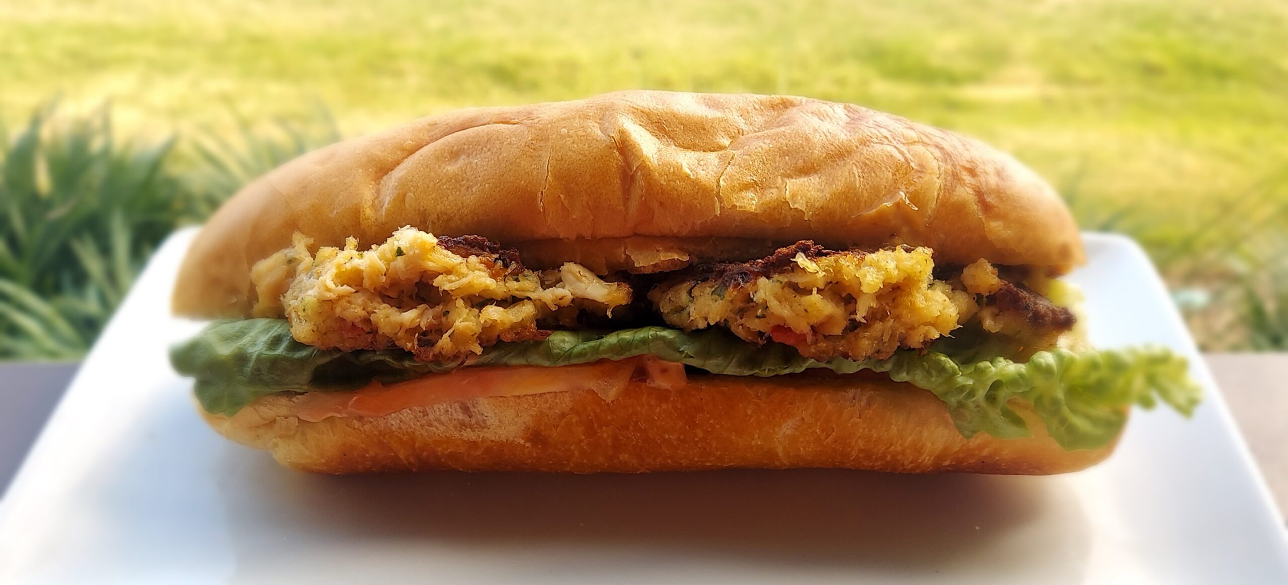 Crab Cake Po'boy - Fast Simple and Good
